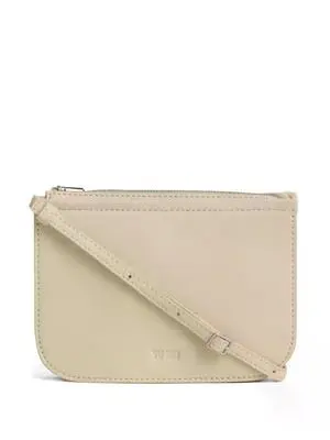 YU MEI Zip Lambskin Bag - Neutrals