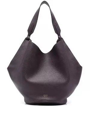 Khaite Medium Lotus Leather Tote Bag