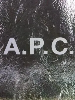 A.p.c. Ninon Lettering Tote Bag - Silver