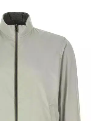 Herno Reversible Zip-up Bomber Jacket - Grey