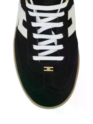 Elisabetta Franchi Suede Logo Sneakers