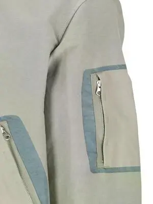 MASSIMO OSTI STUDIO Polo Collar Bomber Jacket - Neutrals