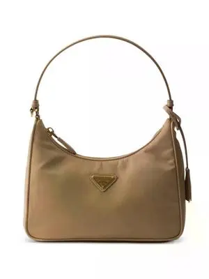 Prada Mini Re-edition 2005 Zip Tote - Neutrals