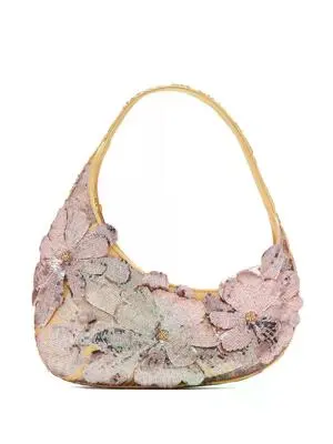 Jw Pei Floral Embellished Shoulder Bag