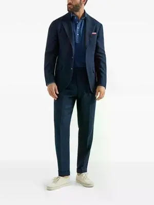 Brunello Cucinelli Long-sleeve Polo Shirt