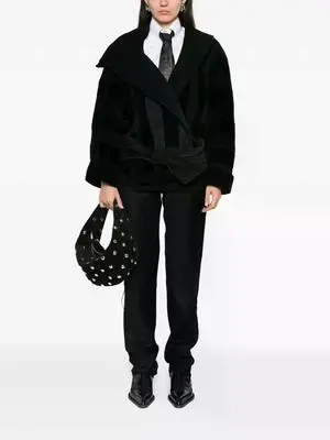 A.N.G.E.L.O. VINTAGE CULT 1980s Striped Belted Jacket