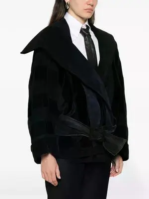 A.N.G.E.L.O. VINTAGE CULT 1980s Striped Belted Jacket