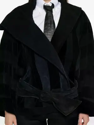 A.N.G.E.L.O. VINTAGE CULT 1980s Striped Belted Jacket
