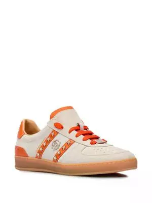 Philipp Plein Retro Rebel Star-studded Low-top Sneakers - Neutrals