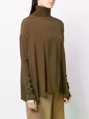 Kristensen Du Nord Draped Silk Jumper
