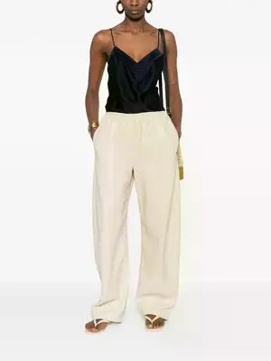 FORTE_FORTE V-neck Sleeveless Top - Black
