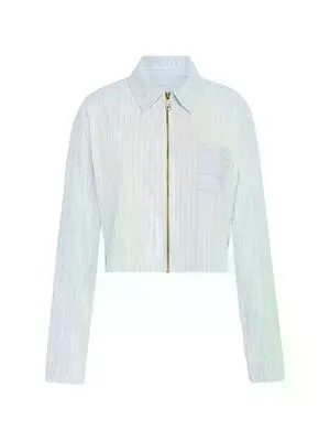 Adidas Striped Zip-up Shirt