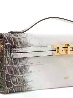 Jw Pei Croc-embossed Crossbody Bag