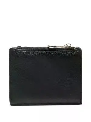 V°73 Lettering Logo Zip Wallet - Black