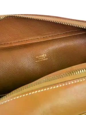 Hermès 1996 Leather Plume 32 Handbag - Brown
