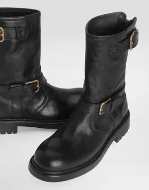 Dolce & Gabbana Bernini Leather Boots
