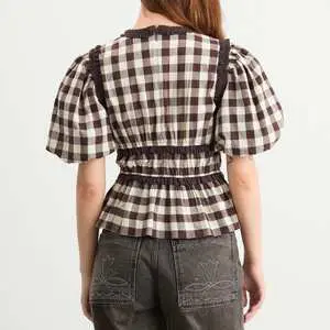 DAMSON MADDER Everly Ruffle Blouse - Butter