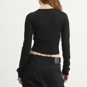 Rick Owens Cropped Pullover Top