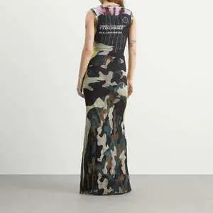 Ottolinger Mesh Maxi Gown