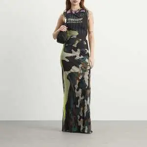 Ottolinger Mesh Maxi Gown