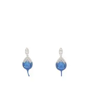 Ottolinger Dipped Diamond Earrings - Royal Blue