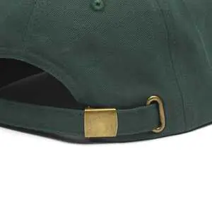 BOUND Script Embroidered Six-panel Cap - Forest Green