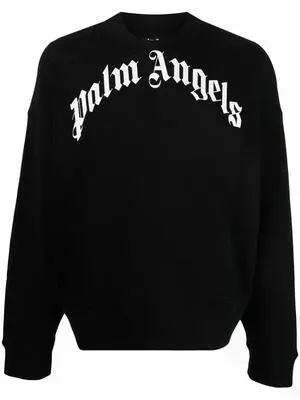 Palm Angels Logo-print Long-sleeve Sweatshirt