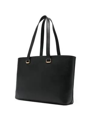 Moschino Heart Appliqué Tote - Black