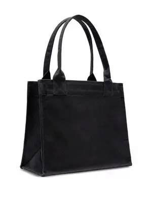 GANNI Graphic Print Canvas Tote Bag