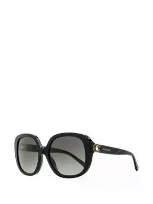 COACH Square Frame Sunglasses - Black
