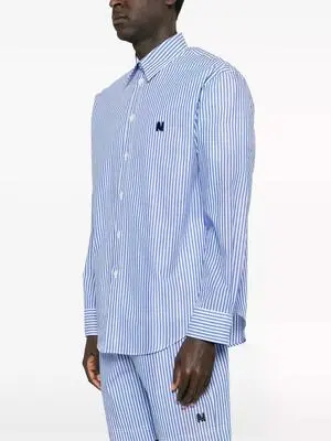MSGM Striped Logo Shirt