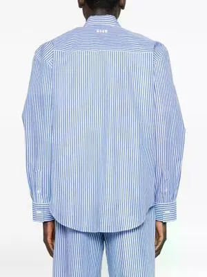 MSGM Striped Logo Shirt