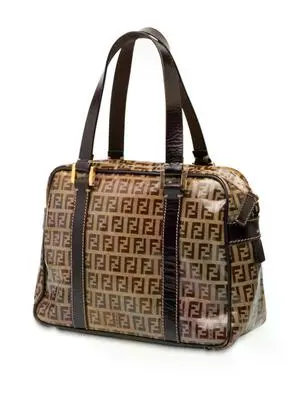 Fendi 2000-2010 Zucchino Crystal Handbag