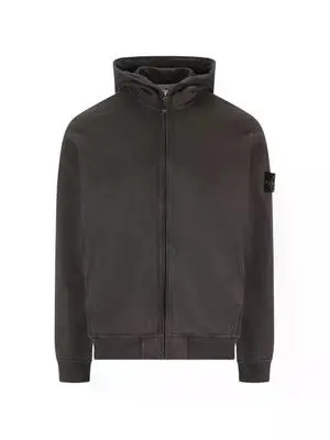 Stone Island Hooded Zip-up - Grey