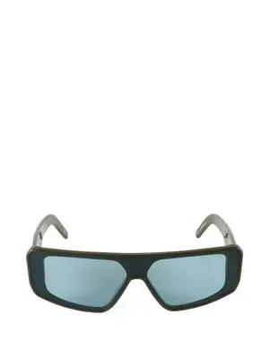 Rick Owens Performa Rectangle Sunglasses - Green