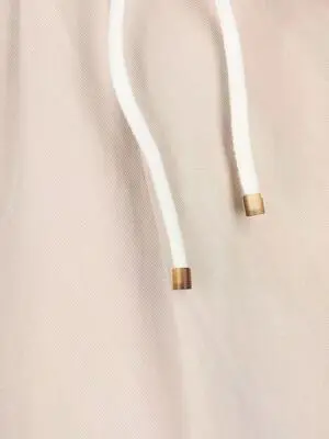 Brunello Cucinelli Drawstring Tapered Trousers