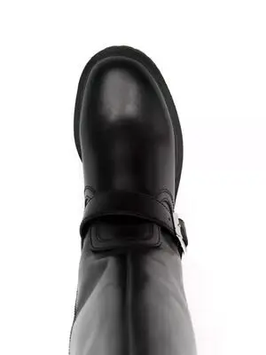 Dr. Martens Anistone Round-toe Buckle Boots