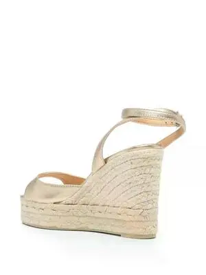 CastaÑer Blair Heeled Espadrilles - Gold