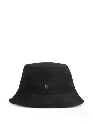 Ami Logo Bucket Hat - Black