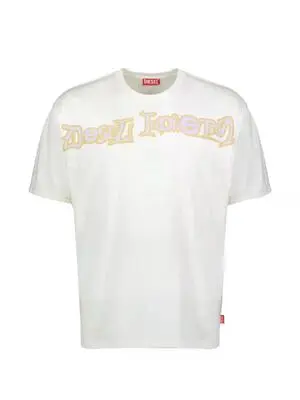 Men's Diesel White T-shirts
