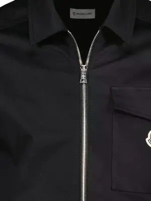 Moncler Logo-appliqué Zip Shirt Jacket