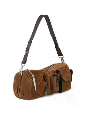 Ba&sh Suede Shoulder Bag - Brown