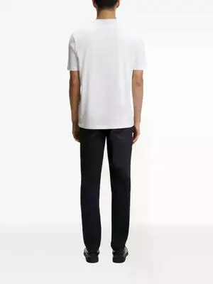 BOSS Stripe-artwork T-shirt In Cotton Jersey