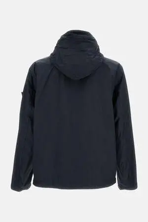 Stone Island Hooded Zip-up Jacket - Blue