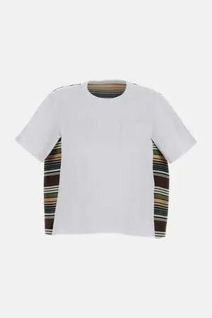 Sacai Horizontal Striped T-shirt