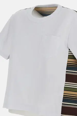 Sacai Horizontal Striped T-shirt