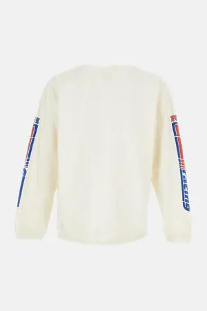 Rhude Petrol Split Logo Sweater - White
