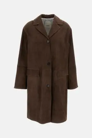 Max Mara Ortensia Suede Overcoat
