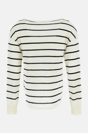 Max Mara Striped Long Sleeve T-shirt - Multicolor