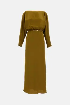 Max Mara Long Sleeve Long Dress